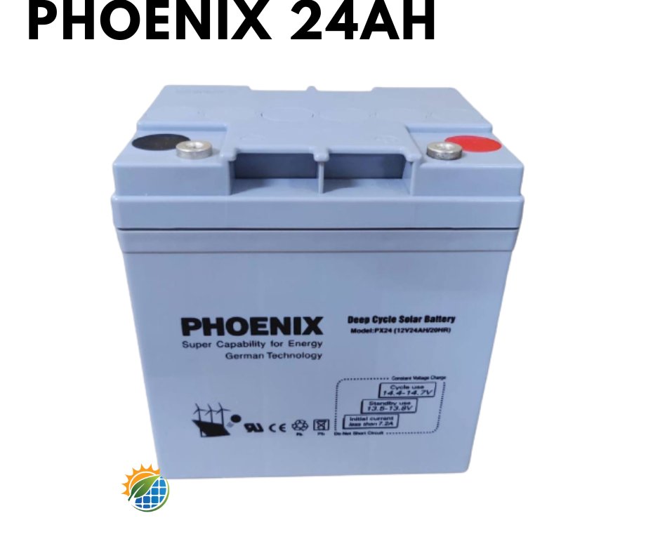 PHOENIX 24AH DEEP CYCLE MAINTAINANCE FREE BATTERY – Gshoppe Kenya